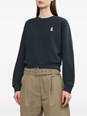 Maison kitsune' Lady fox cotton cropped sweatshirt available on ...