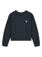 Maison kitsune' Lady fox cotton cropped sweatshirt available on ...